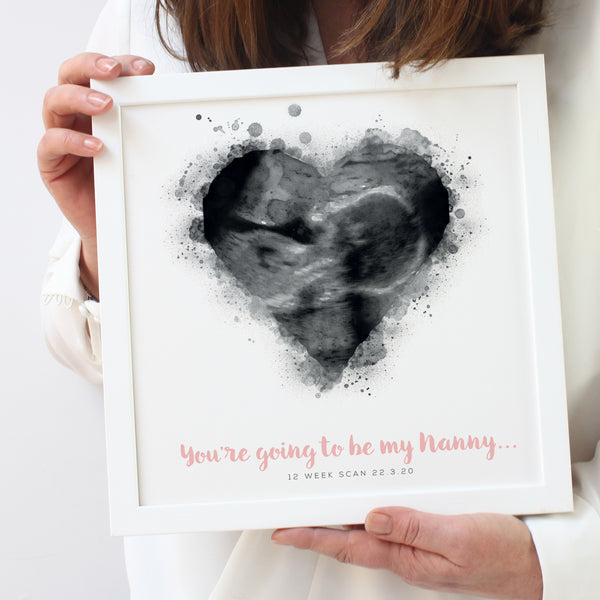 Personalised Baby Scan Framed Print – birdyhome.co.uk
