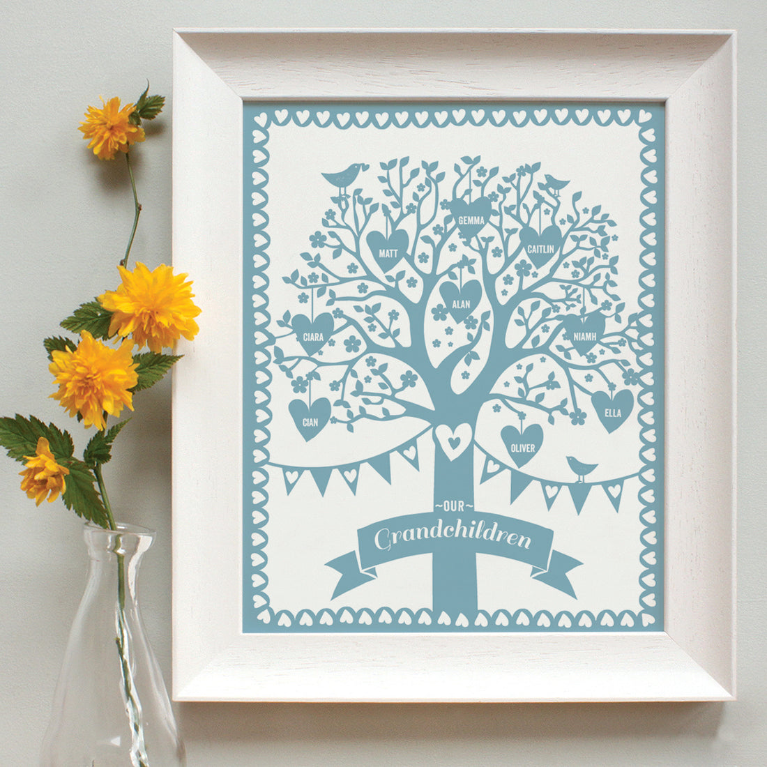 Personalised Grandmother Tree Print – birdyhome.co.uk